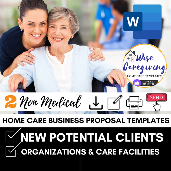 Home Care Proposal Letter Templates | Editable | Printable