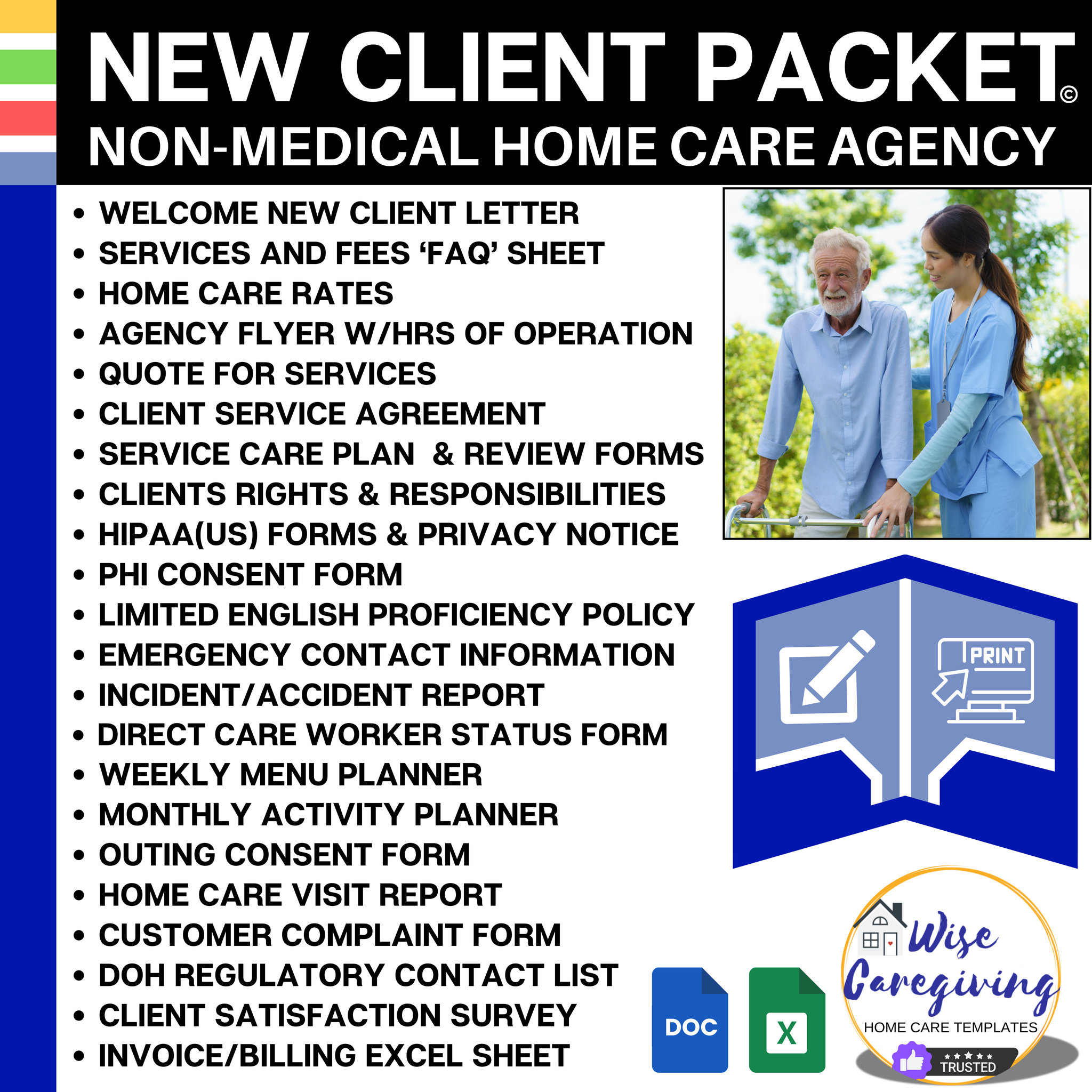 Home Care Client Packet Bundle