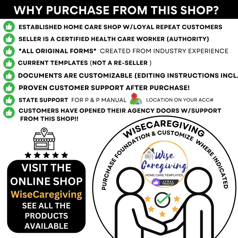 Home Care Invoice Template